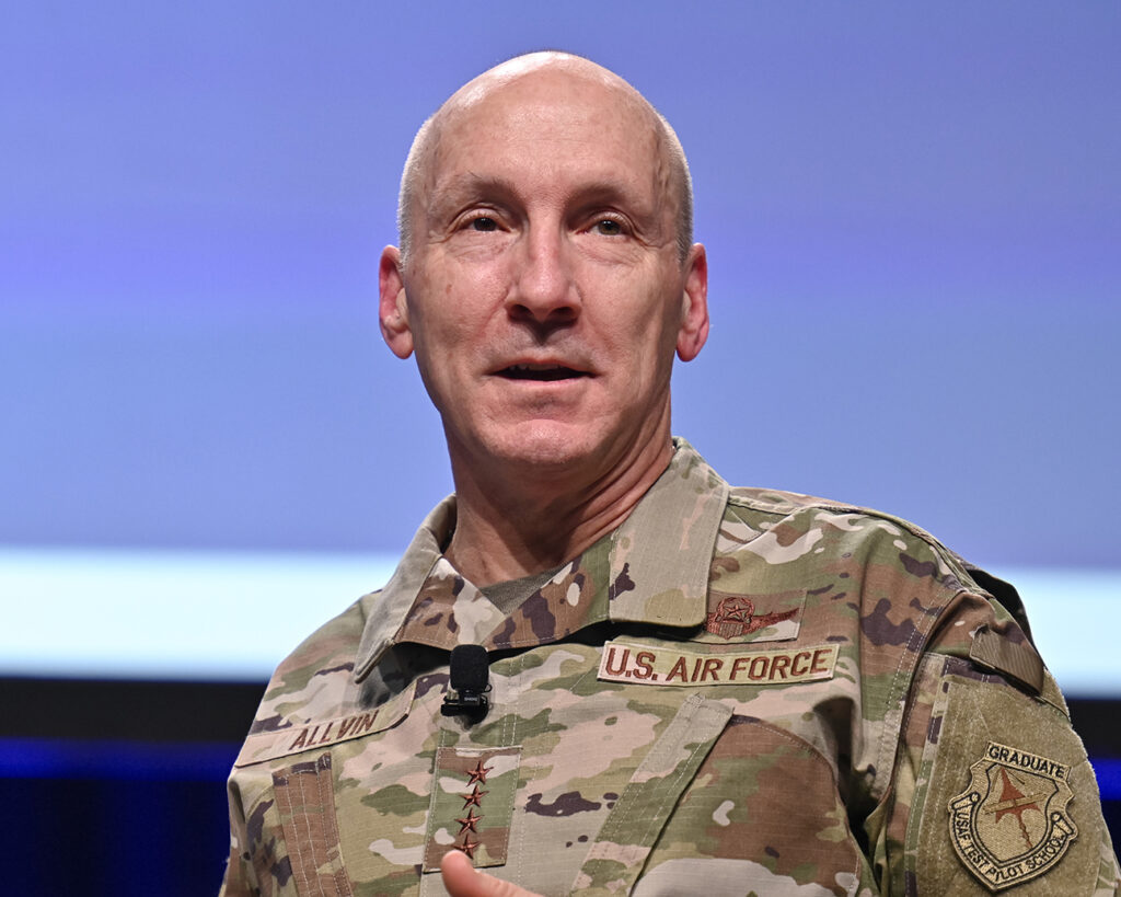 DAF leaders lock arms, present plan to reoptimize Air Force, Space ...